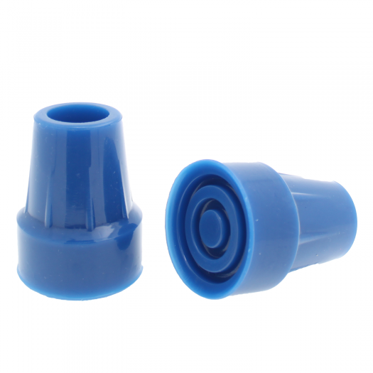 19mm (3/4") Blue Rubber Ferrules For Walking Sticks & Crutches